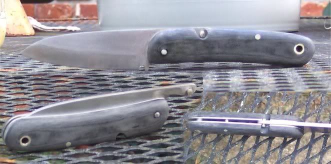 First folder (Friction folder: micarta and 1095) | BladeForums.com