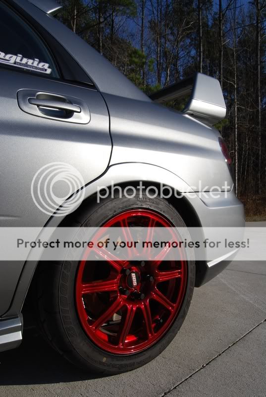 candy red wheels on silver sti? - NASIOC