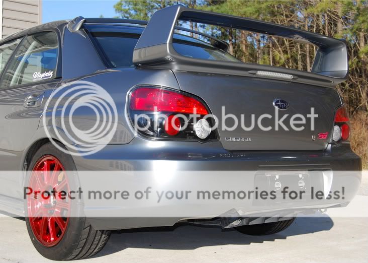 candy red wheels on silver sti? - NASIOC