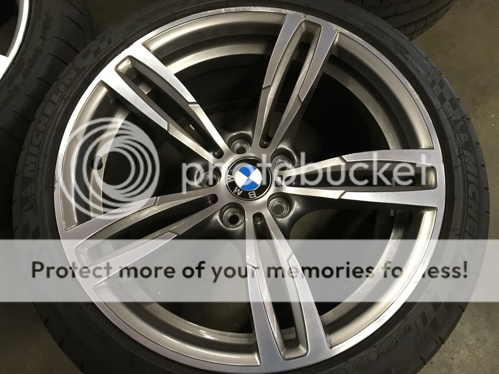 BMW OEM 437M Silver Wheels with Michelin PSS
