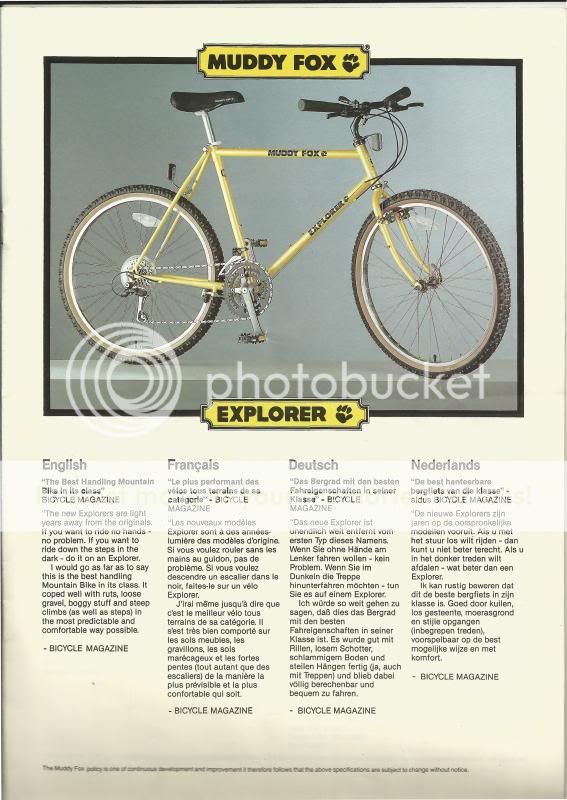 1988 Muddy Fox brochure complete | Retrobike
