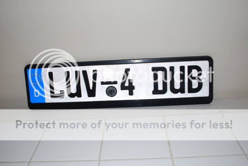 euro plates | VW Vortex - Volkswagen Forum