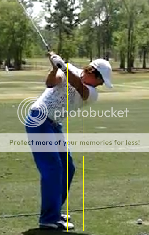 Steeper shoulder plane - just cant do it when hitting ball ...