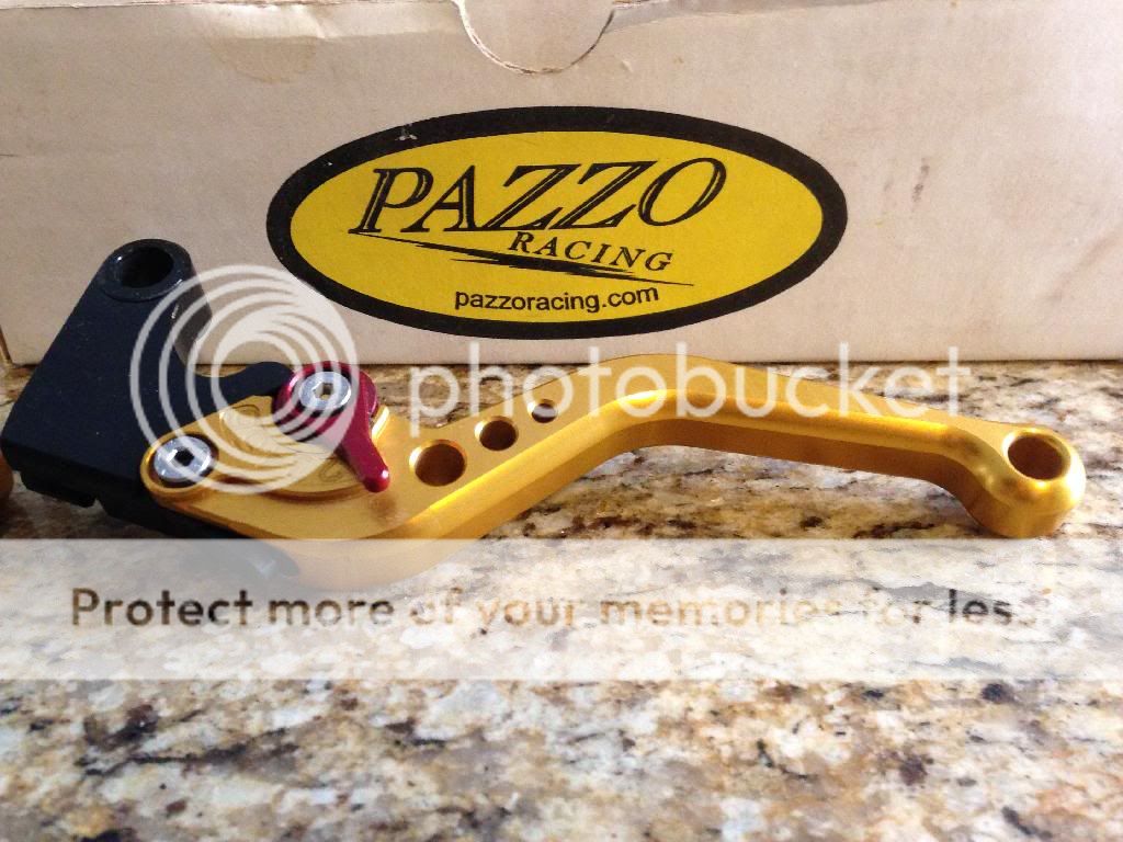 FS: 04-06 R1 Pazzo Gold Shorty Levers - $110 Shipped | Yamaha R1 Forum ...