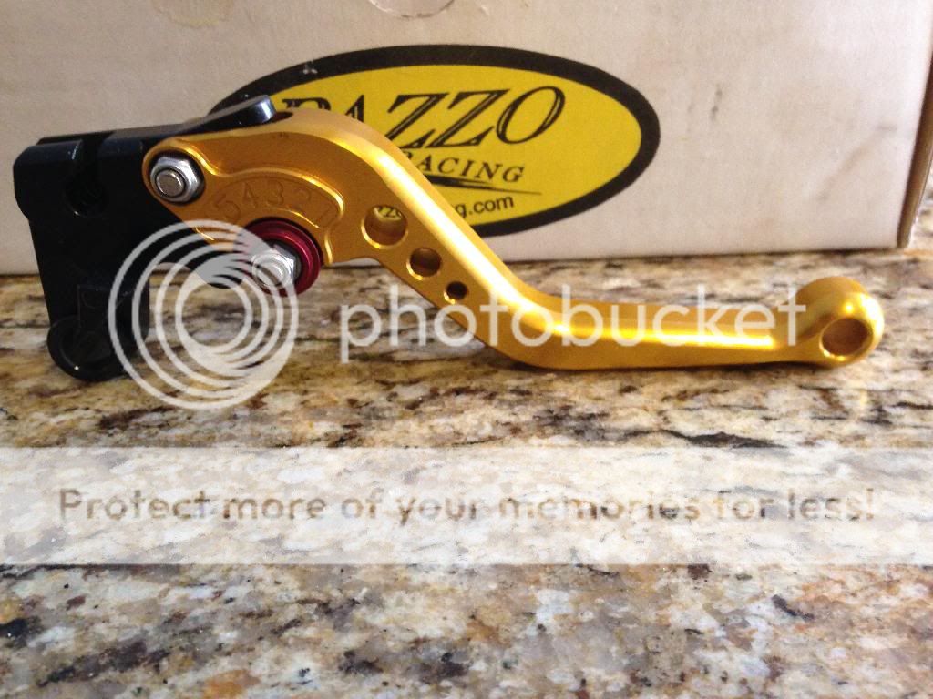 FS: 04-06 R1 Pazzo Gold Shorty Levers - $110 Shipped | Yamaha R1 Forum ...