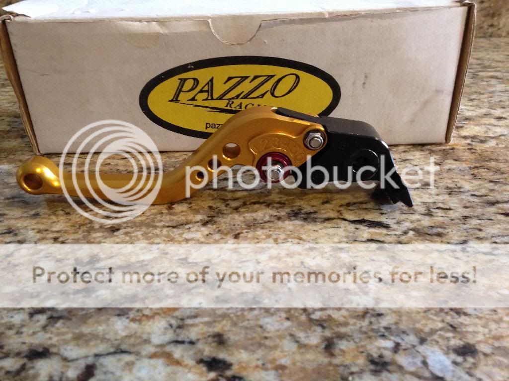 FS: 04-06 R1 Pazzo Gold Shorty Levers - $110 Shipped | Yamaha R1 Forum ...