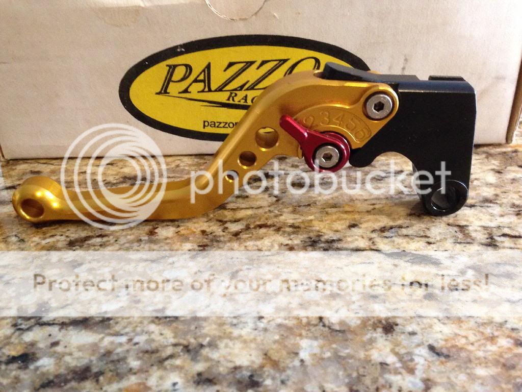 FS: 04-06 R1 Pazzo Gold Shorty Levers - $110 Shipped | Yamaha R1 Forum ...