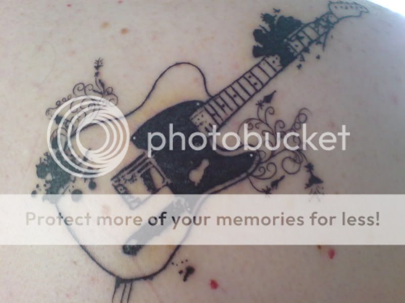 Telecaster Headstock Tattoos 30 Best Guitar Tattoo Ideas Read This