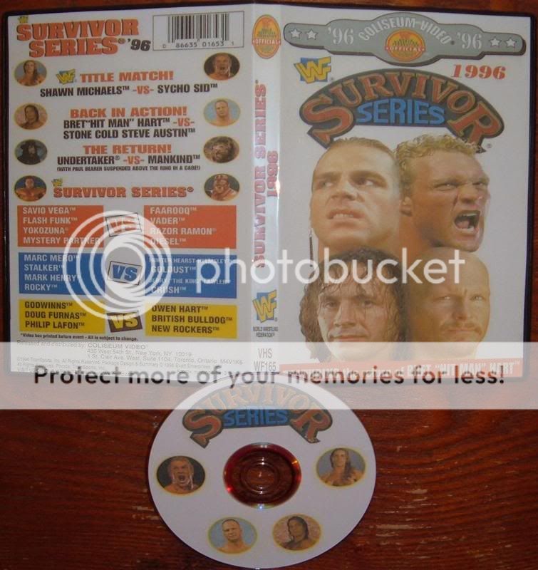 On WWF Survivor Series 1996 You Will See...